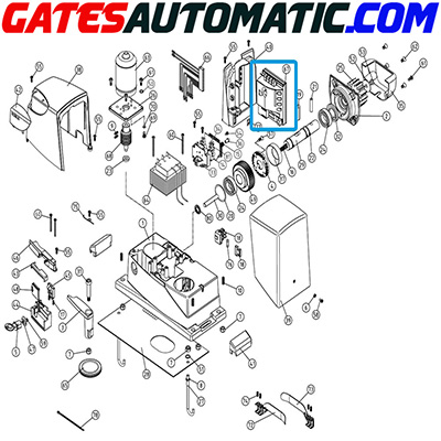 NICE RBA3 Control Board in UAE | AAM Group